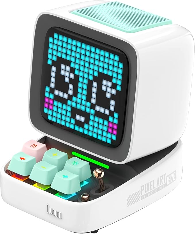 Divoom Ditoo Pixel Art Gaming Portable Bluetooth Speaker with App Cont – PeachImports
