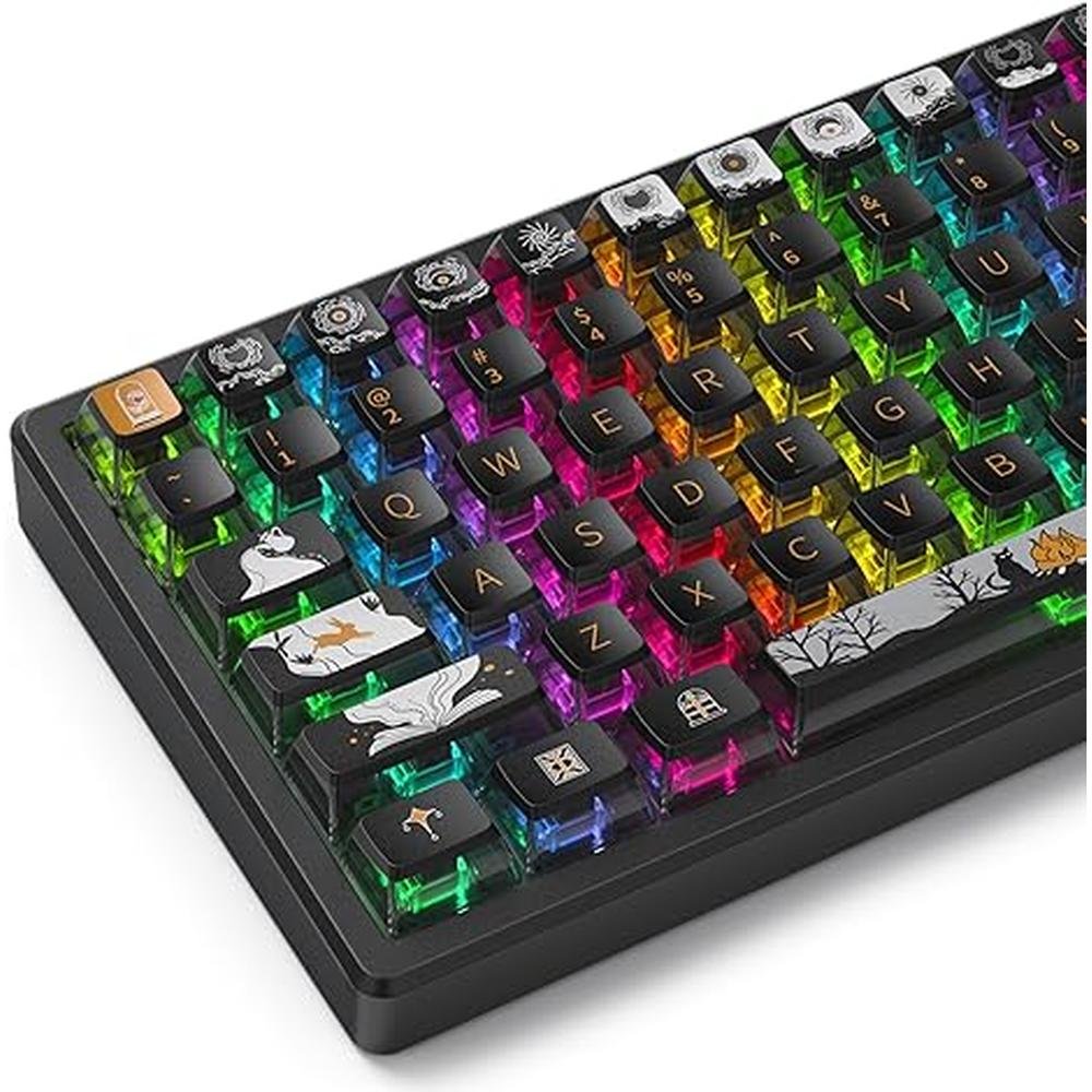 Punk Pudding Keycaps,116 Keycap Set keycaps 60 Percent, ASA Profile Cu ...