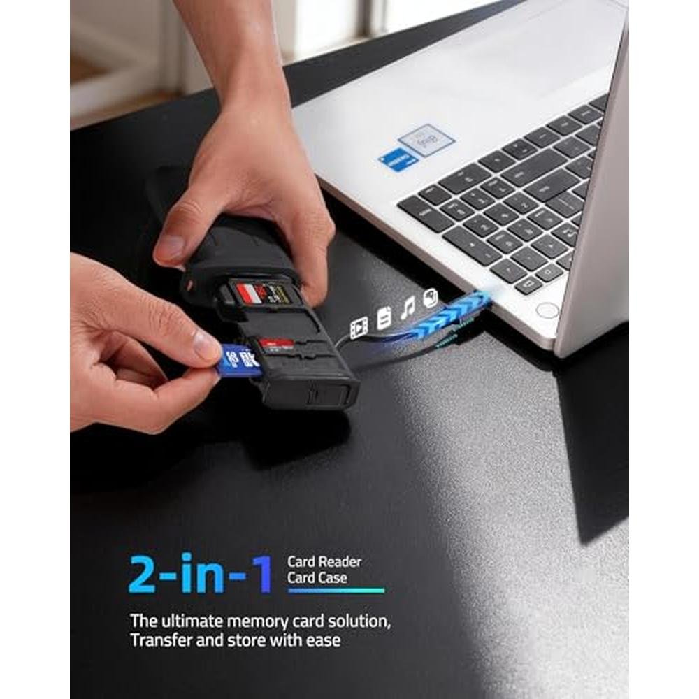 2-in-1 High-Speed SD Card Reader Adapter, USB 3.2, UHS-, Type-C, SD 4 ...